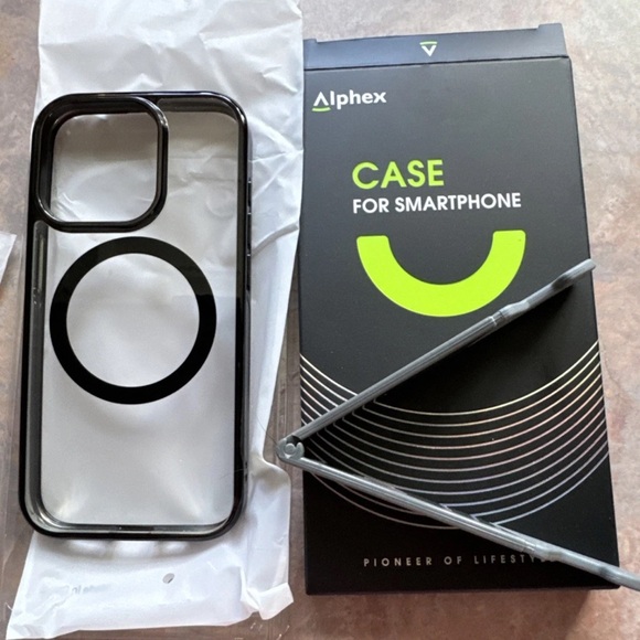 Alphex | Cell Phones & Accessories | Transparent Black Smartphone Case ...